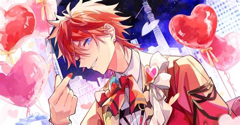 붉은 머리 남캐 일러스트 특집