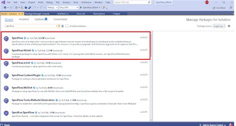 Specflow Tutorial Data Driven Testing