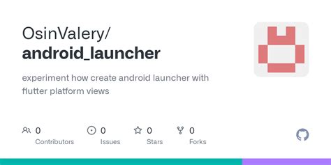 GitHub OsinValery Android Launcher Experiment How Create Android Launcher With Flutter