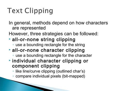 Clipping Algorithm In Computer Graphics Ppt Computing Technology
