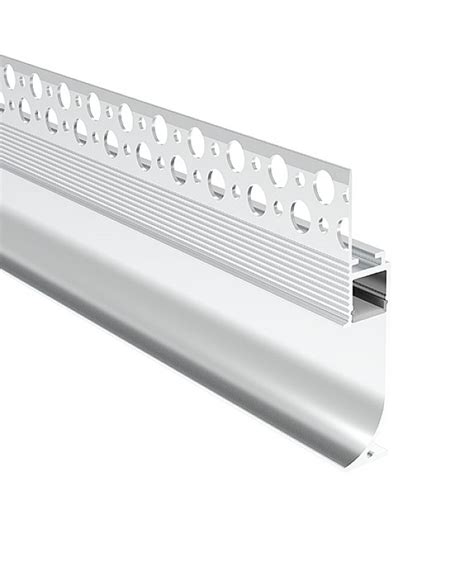 Black Diffuser Profile For Drywall Baseboard Lighting