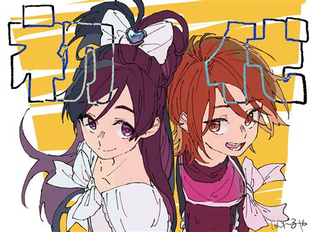Misumi Nagisa Yukishiro Honoka Cure Black And Cure White Precure And 1 More Drawn By