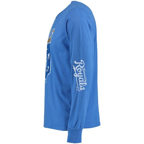 Mens Kansas City Royals Majestic Threads Royal Ballpark Softhand Long