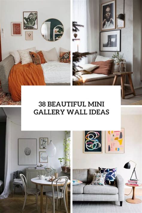 38 Beautiful Mini Gallery Wall Ideas Shelterness