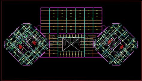 635 Download Free Dwg Cad Templates Of Slab Reinforcement Layout Plan Free Cad Blocks