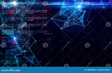 Creative Coding Background Stock Illustration Illustration Of Dark 148035483