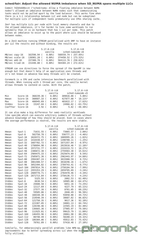 AMD EPYC Gets Performance Boost In Linux 5 18 Improvements To Scheduler NUMA Benchmarked