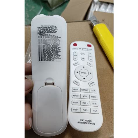 New White Projector Remote Controller Universal For All Projectors Lazada Ph