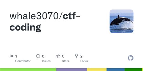Github Whale3070ctf Coding