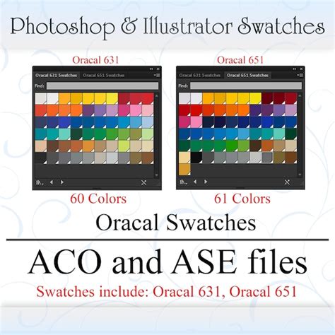 631 Oracle Color Chart Etsy