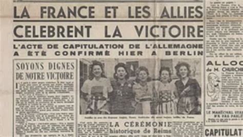 Trois Choses étonnantes Sur Le 8 Mai 1945