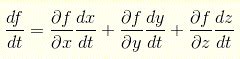 Multivariable Chain Rule