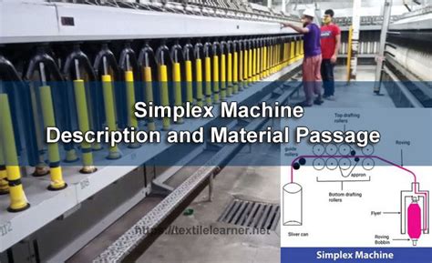 Roving Frame Or Simplex Machine Description And Material Passage