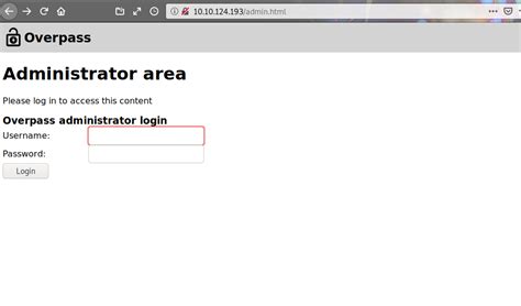 Writeup Tryhackme Overpass Walkthrough