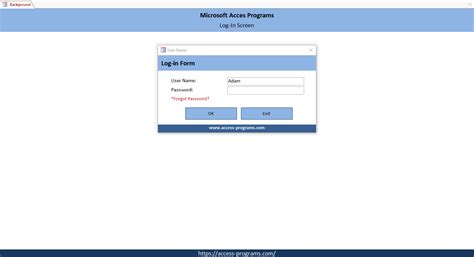 Ms Access Password Generator Microsoft Access Programs