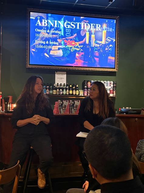 Yesterday Was The Second Joanne Talk In Pinden Bar Ann Lind Andersen