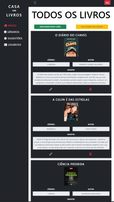GitHub Souzxvini Casa Dos Livros Project Projeto Desenvolvido