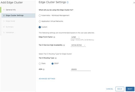 Vmware Cloud Foundation Sddc Manager Day 2 Configurations Deploying An Nsx Edge Cluster In The