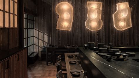 Kelly Wearstler Designs Low Lit Restaurant At Austin Proper Hotel