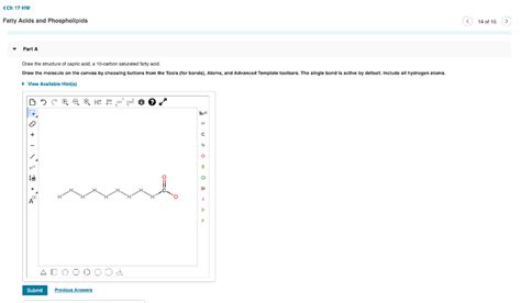 Capric Acid Structure