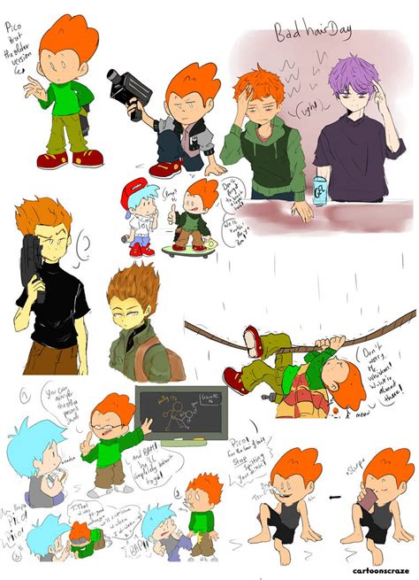 Pico Doodles By Cartoonscraze On Deviantart