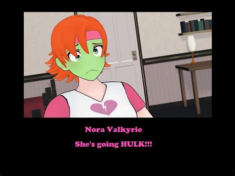 Rwby Nora Hulk Motivational Poster By Dustiniz Deviantart Com On Deviantart Rwby Red