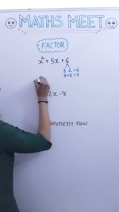 Factorisation Method Factorise Trick Class 8 9 10 Factor Shorts Mathstrick Youtube