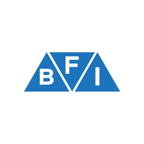 Fbi Triangle Shape Logo Design On White Background Fbi Creative