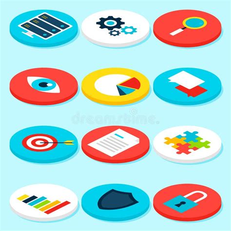 Data Analytics Concept Stock Vector Illustration Of Binary 112459785