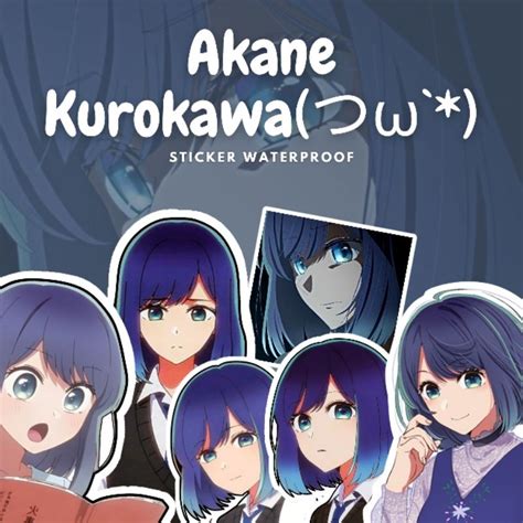 Jual Sticker Anime Akane Kurokawa Oshi No Ko Waterproof Shopee Indonesia