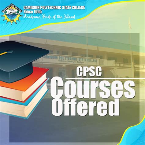 CPSC Courses Offered Camiguin Polytechnic State College