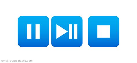 Copy Controls Directions Arrows Emojis ⏸⏯⏹ Emoji 👉 Copy 👉 Paste