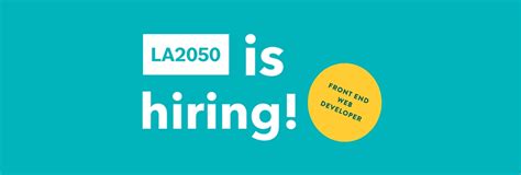 Seeking Contract Front End Developer La2050