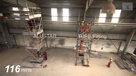 Alustar Aluminium Scaffolding Vs Tube And Fitting Scaffolding Youtube