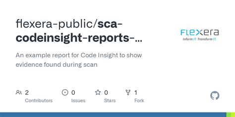 Github Flexera Public Sca Codeinsight Reports Third Party Evidence