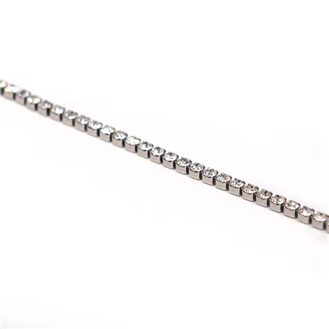 Гривна с камъчета тип Tennis Bracelet