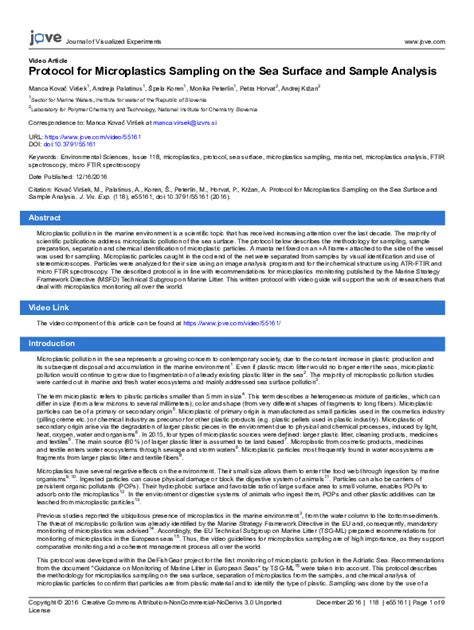 Pdf Jove Video Dataset