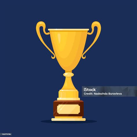 트로피 컵 배경에 고립 된 금 잔 수상자 챔피언상 수상 승리 상 챔피언십 리더십 성취의 개념 로고 레이블 게임 앱 디자인에 대한 벡터 요소입니다 1에 대한 스톡 벡터 아트