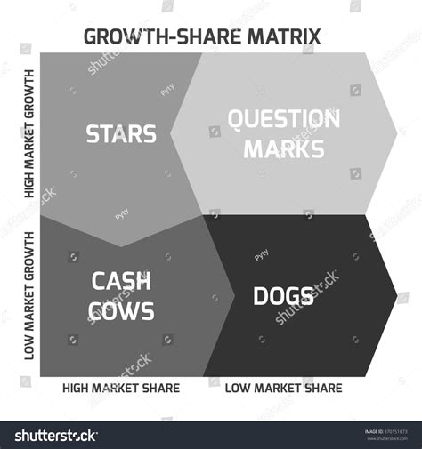 Bcg Matrix Stock Vector Royalty Free 370151873 Shutterstock