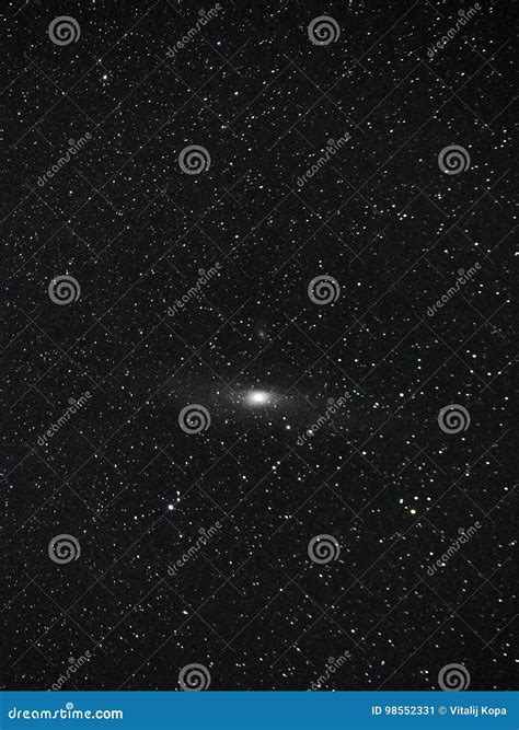 Andromeda Galaxy M31 Ngc 224 Night Sky Universe Stars Stock Image