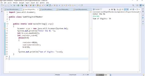 Basic Java Programs Sum Of Digits Of Number