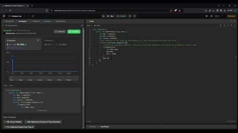 Maximum Product Subarray Leetcode Java Solution Youtube