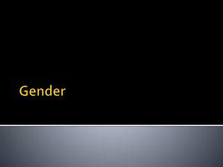 Ppt Gender Powerpoint Presentation Free Download Id