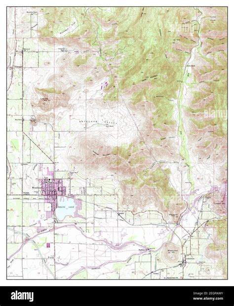 Woodlake California Map 1952 124000 United States Of America By