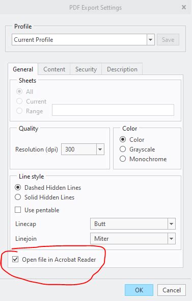 Solved Save As Pdf Open File In Acrobat Reader Config Ptc