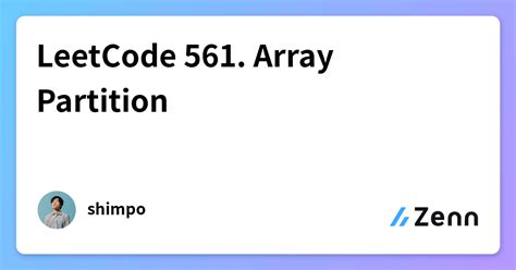 Leetcode 561 Array Partition