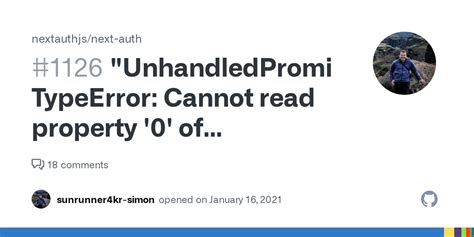Unhandledpromiserejectionwarning Typeerror Cannot Read Property 0 Of Undefined Error When