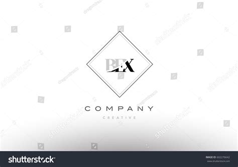 Bex B E X Retro Vintage Stock Vector Royalty Free Shutterstock