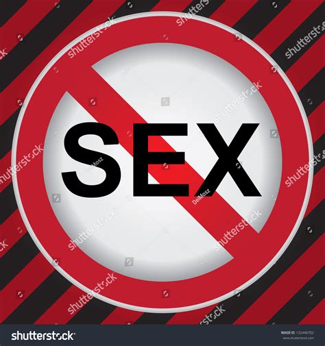 Circle Prohibited Sign No Sex Sign Stock Illustration Shutterstock