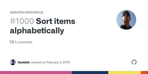 sort items alphabetically · issue 1000 · selectize selectize js · github